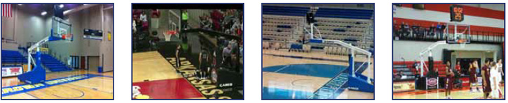 GARED Pro® S Portable Basketball System with Boom. Sports Facilities ...